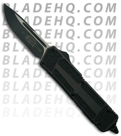Microtech Gun Metal Grey Scarab OTF Knife S/E (Two Tone PLN) - Blade HQ