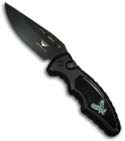 Paragon Custom Buffalo-Pearl ATKO 8 Automatic Knife (3.5" Plain) - Blade HQ