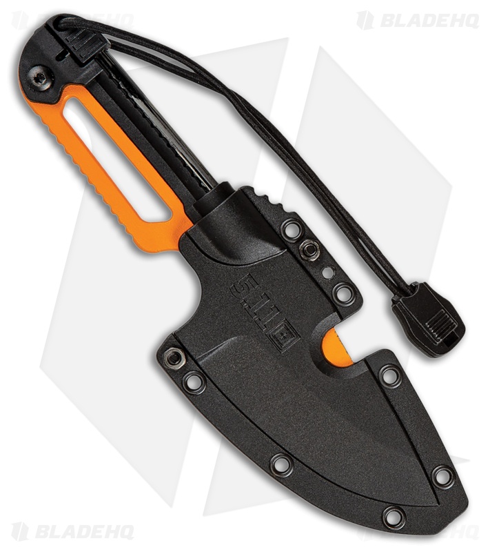 5.11 Tactical Ferro Neck Knife Orange Stainless Steel