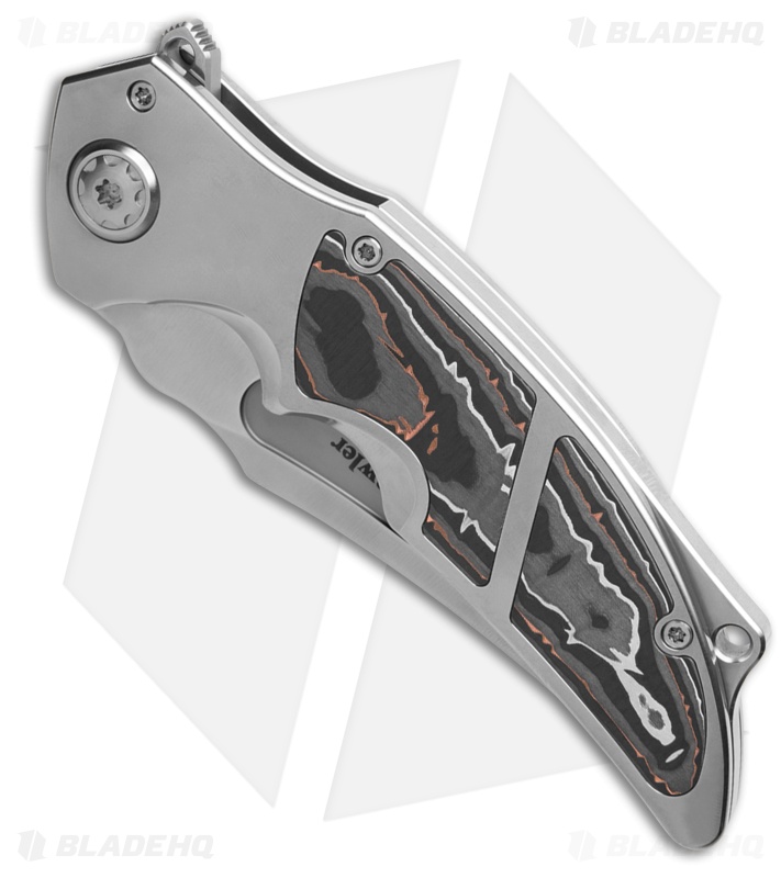 ADV Tactical Brawler Frame Lock Knife Copper Carbon Titanium