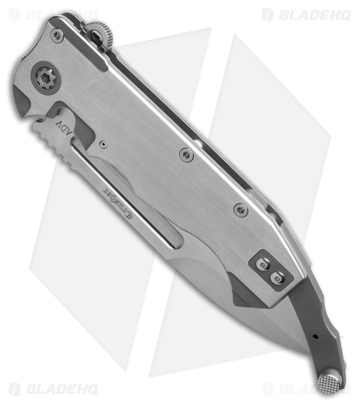 ADV Tactical Crusher Lever Lock Knife Titanium - Blade HQ