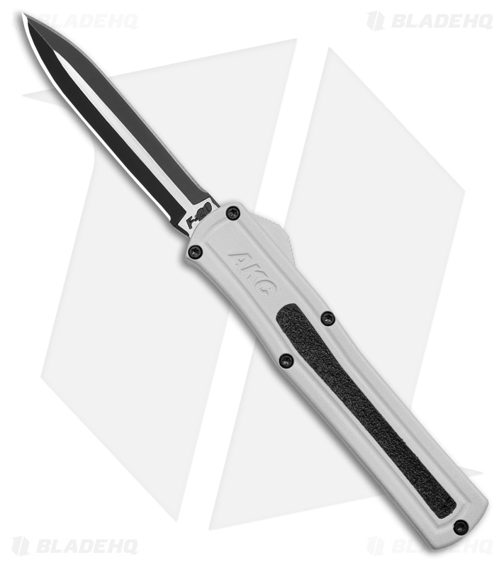 AKC F-20 D/A Dagger OTF Auto White Al (Two Tone) - Blade HQ