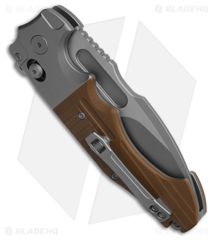 AdV Tactical Bull Shark G2 Knife Titanium/Tan G-10 BB
