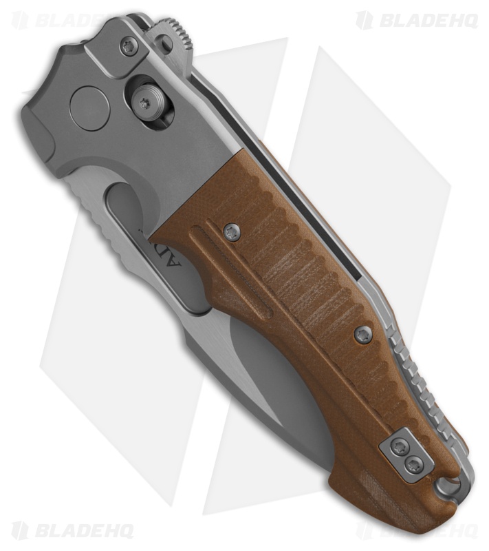 AdV Tactical Bull Shark G2 Knife Titanium/Tan G-10 BB