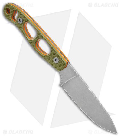 Argali Serac - Fixed Blade Knife | OD Green G-10 / First Lite | Blade HQ