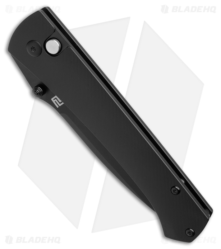 Artisan Cutlery Andromeda Button Black Ti (Black) - Blade HQ