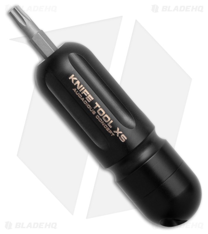 Audacious Concept XS Knife Tool Black PVD Titanium