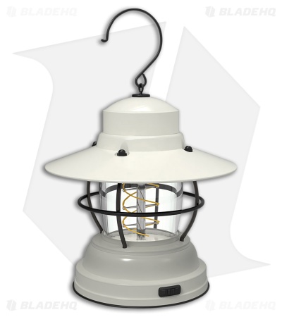 Barebones Living Outpost Lantern Vintage White 180 Lumens