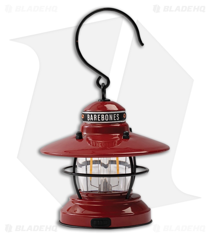 Barebones Living Edison Mini Lantern Red (100 lumens)