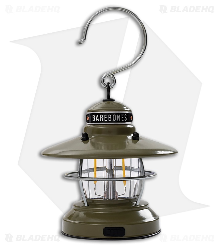 Barebones Living Edison Mini Lantern OD Green (100 lumens)