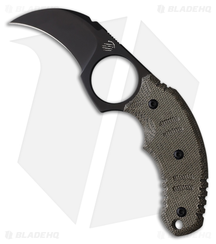 Bastinelli Creations Ligament Karambit Knife OD Green