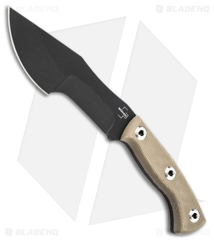 Boker Plus Mini Tracker 2.0 Fixed Blade Natural Canvas Micarta (5.25 ...