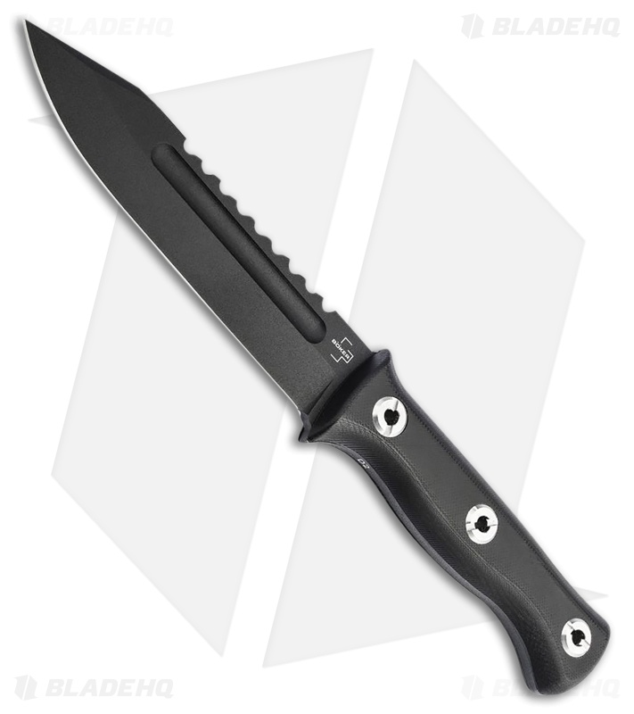 Boker Plus Fixed Blade Pilot Knife 2.0 Black G10 (5.5 Black) - Blade HQ