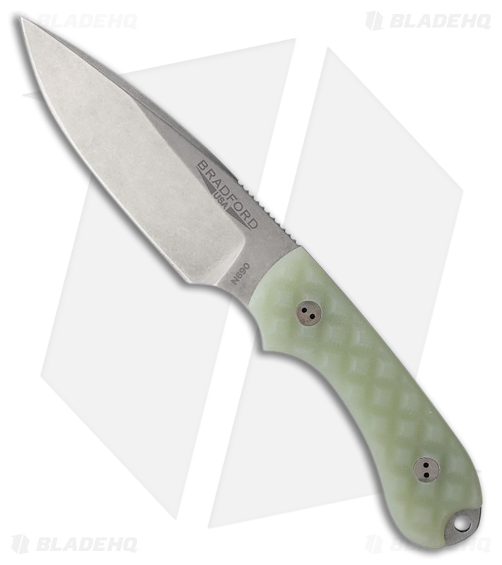 Bradford Guardian 3 Fixed Blade Knife Jade G-10 SW