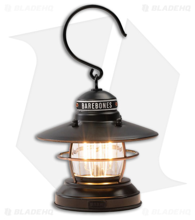 Barebones Living Mini Edison Lantern Antique Bronze