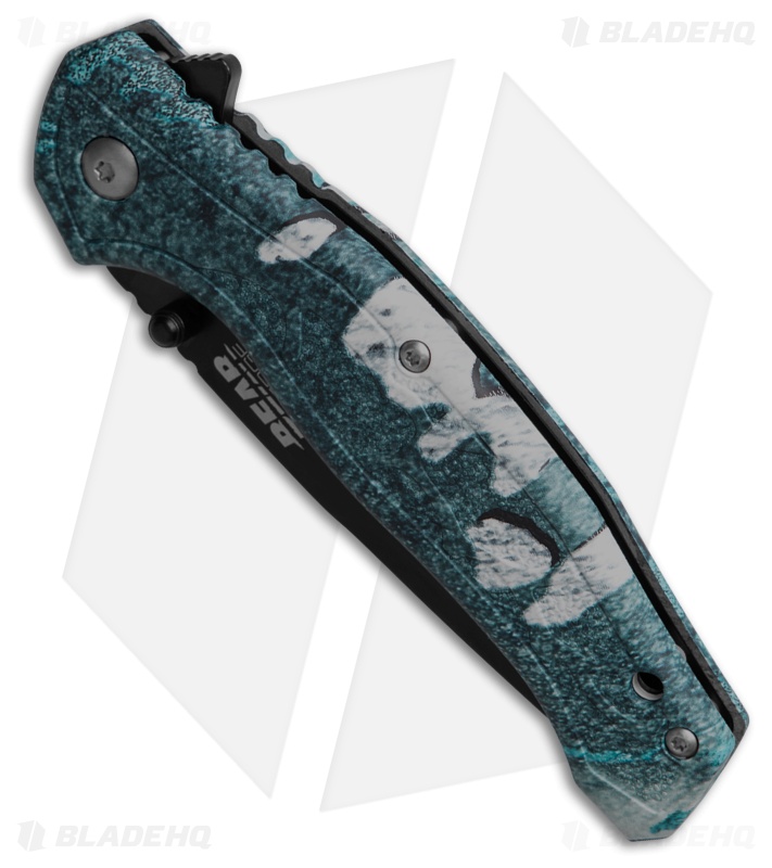 Bear Edge Brisk 2.0 Spring Assisted Knife Rift Blue Zytel