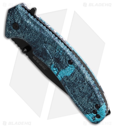 Bear Edge Sideliner Spring Assisted Knife Rift Zytel Black