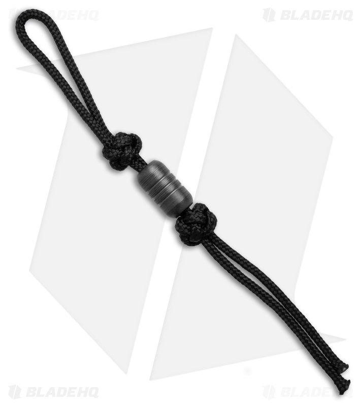 Benchmade Lanyard Black w/ Black DLC Steel Bead - Blade HQ