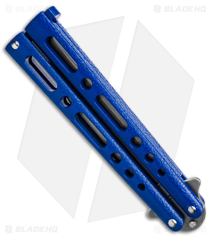 Benchmark Butterfly Blue Epoxy Coated Metal (4" Stonewash) - Blade HQ