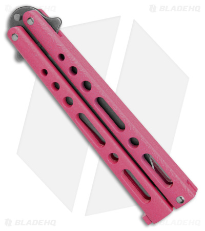 Benchmark Butterfly Knife Pink Zinc (Stonewash) - Blade HQ