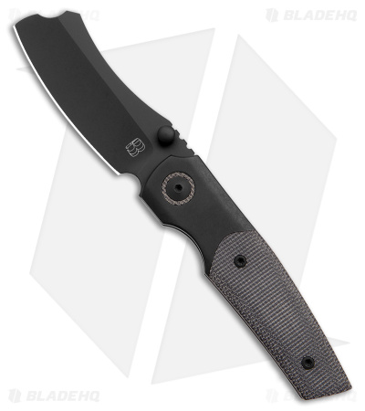 BergBlades Mini Barber Black Micarta/Ti (Black) - Blade HQ