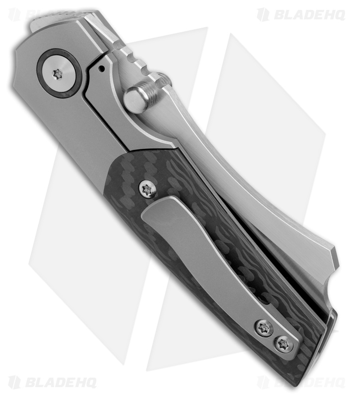 BergBlades Mini Barber Twill CF/BB Ti (Satin) - Blade HQ