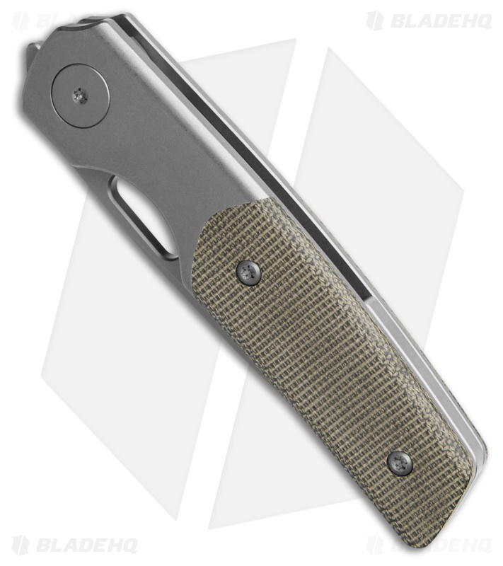 BergBlades Mini Sweeney Knife Green Micarta/Ti SW