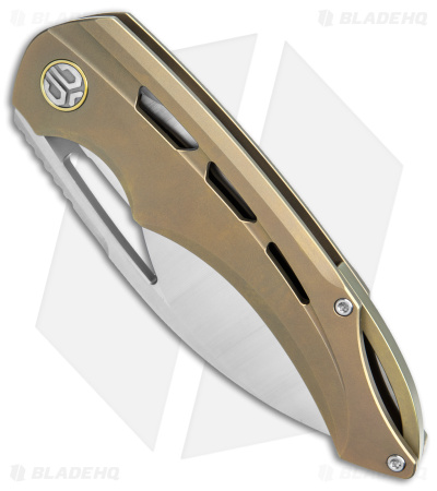 Bestech Knives Fairchild Frame Gold Ti (Satin) - Blade HQ