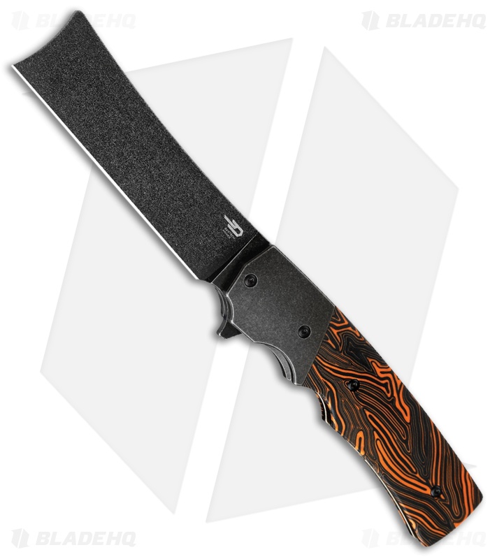 Bestech Jason Clark Spanish Razor Knife | Orange - Blade HQ