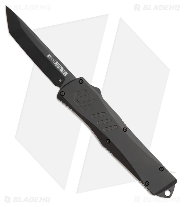 Blackhawk Send It! Tanto OTF Knife Black Aluminum Black