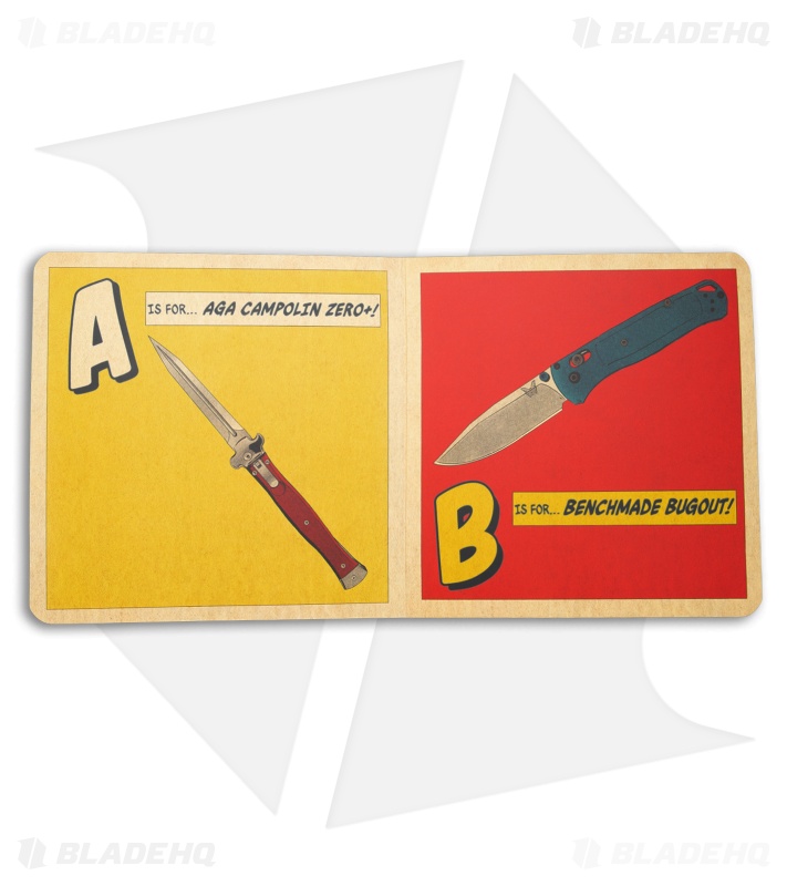 BladeHQ ABCs For Knife Lovers Book Free w/ ? - Blade HQ