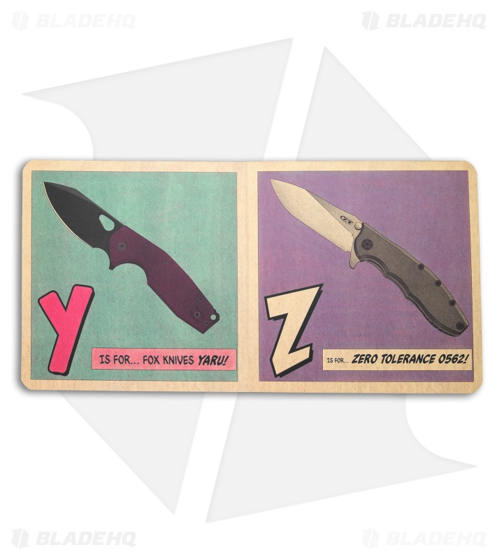 BladeHQ ABCs For Knife Lovers Book Free w/ ? - Blade HQ