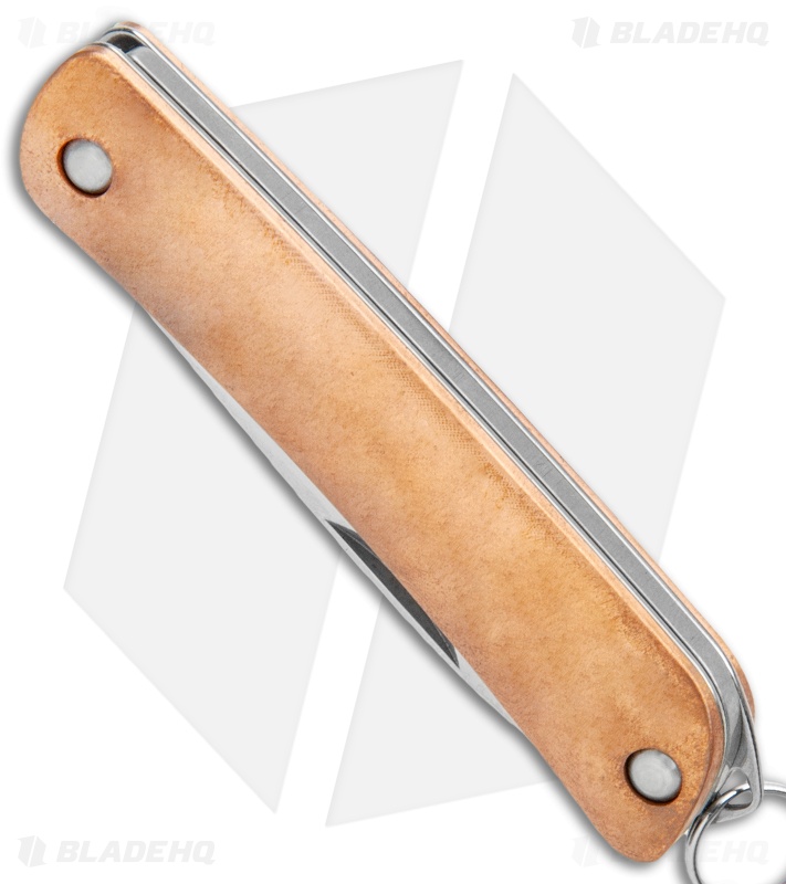 Boker Plus Mini Tech Tool 1 Slip Joint Knife Copper (2" Polish) - Blade HQ