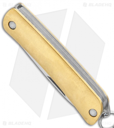 Boker Plus Mini Tech Tool 2 Multi Tool Brass (4-in-1) - Blade HQ