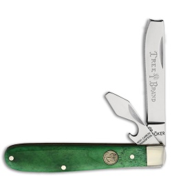 Boker Razor Jack Knife 3" Lime Green Bone (BO110714)