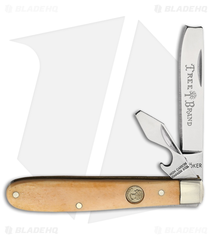 Boker Razor Jack Knife 3" Orange Bone (BO110714)