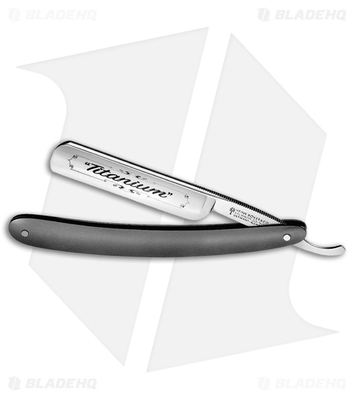 Boker Straight Razor Gray Titanium (3.5" Satin) BO140850
