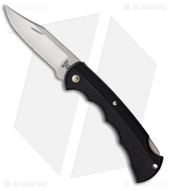 Buck Bucklite Nail Nick Lockback Knife Black (3.25" SW)