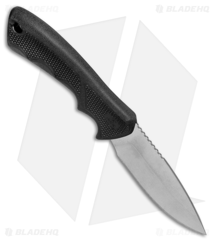 Buck BuckLite Max II Large Fixed Blade Knife Black (4" Stonewash ...