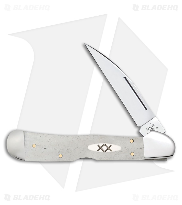 Case Cutlery Copperlock Natural Bone (3.00" Polish) - Blade HQ