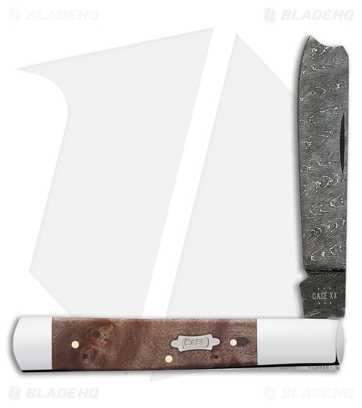 Case Knives Razor Knife Maple Burl Wood 71005RAZ DAM