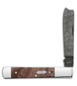 Case Knives Razor Knife Maple Burl Wood 71005RAZ DAM