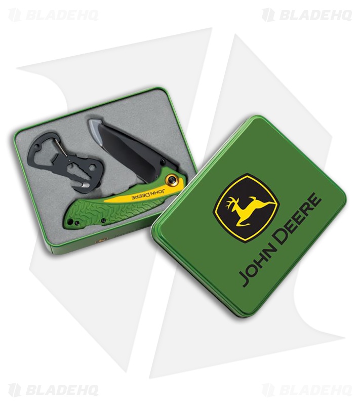 Case Cutlery John Deere TecX Knife W/Multi Tool (3.00" Black) - Blade HQ