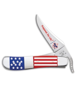 Case Cutlery Russlock Boy Scout Red/White/Blue Synthetic (2.75 ...