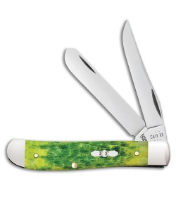 Case Mini Trapper Pocket Knife 3.5" White Delrin (6207 SS) 60186 - Blade HQ