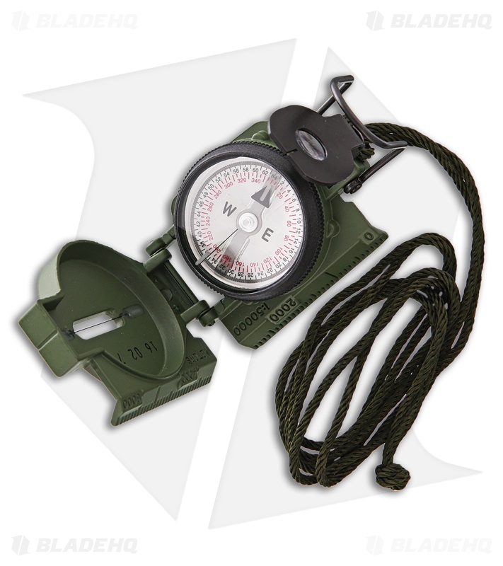 Cammenga Phosphorescent Lensatic Compass - OD Green
