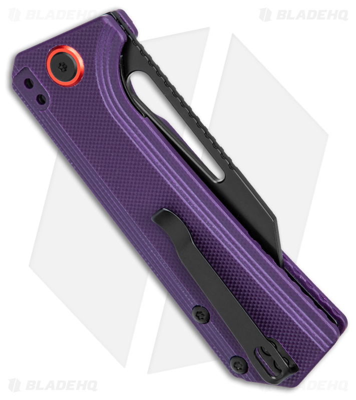 CJRB Ruffian Liner Lock Knife Purple G-10 - Blade HQ