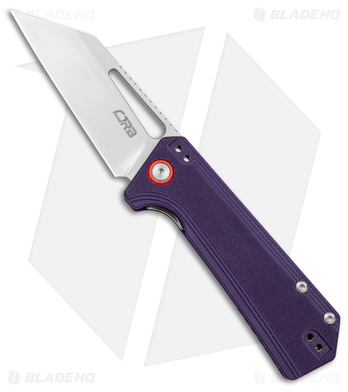 CJRB Ruffian Liner Lock Knife Purple G-10 (Satin) - Blade HQ