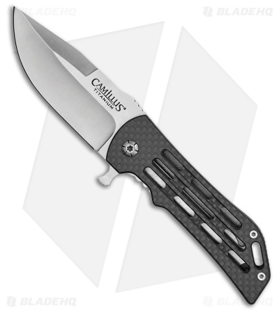 Camillus Dominator II Knife Carbon Fiber/Gray Steel Satin