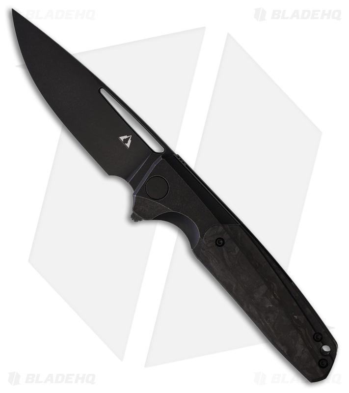 CMB Made Knives Darma Knife Black Ti + Black CF